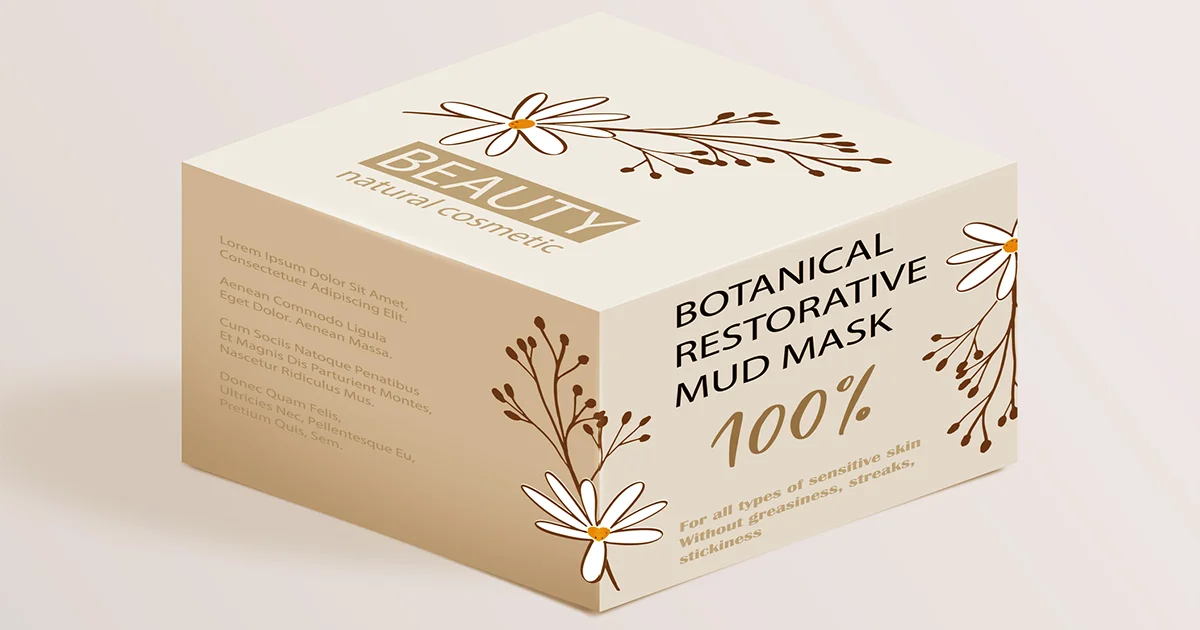 Custom Mud Mask Boxes | Eco-Friendly Mud Mask Packaging